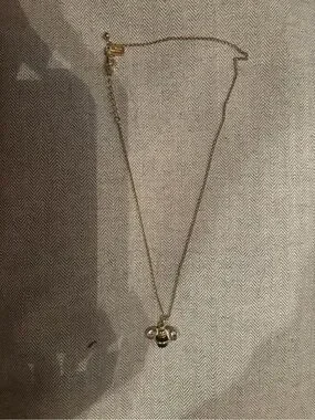 kate spade | Jewelry | Kate Spade Gold Bee Pendant Necklace With ...